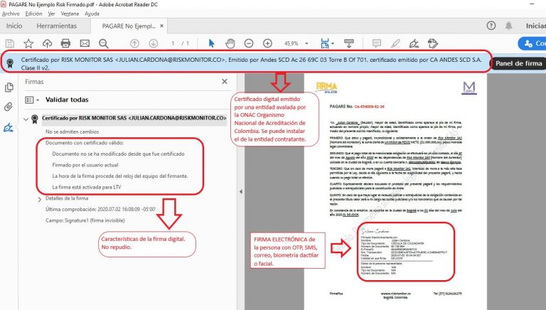 Firma Digital De Documentos En Pdf Con Certificado Digital